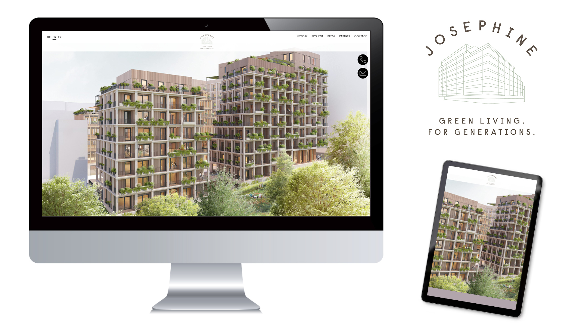 Website online - New Josephine project - landimmo